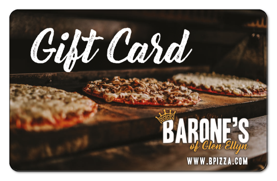 Barone's Pizza of Glen Ellyn | Gift Cards